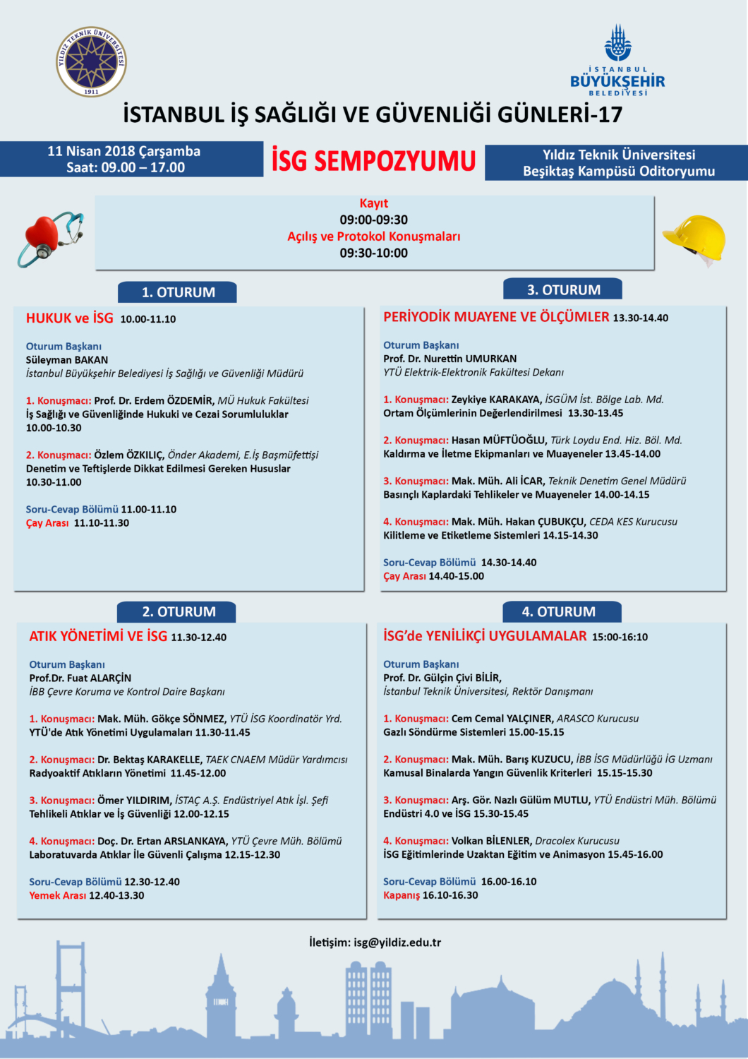 İstanbul İSG Günleri - İş Sağlığı ve Güvenliği